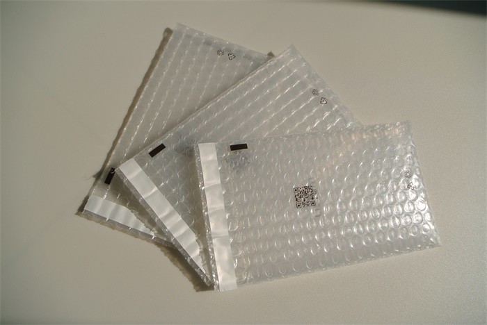 Clear Poly Bubble Wrap Pouches For Ornaments Packing 145x210mm #C