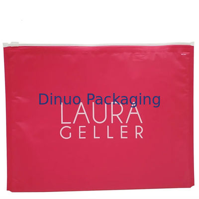 Strong Adhesive Clear Plastic Zipper Bubble Bags With Copperplate Printing